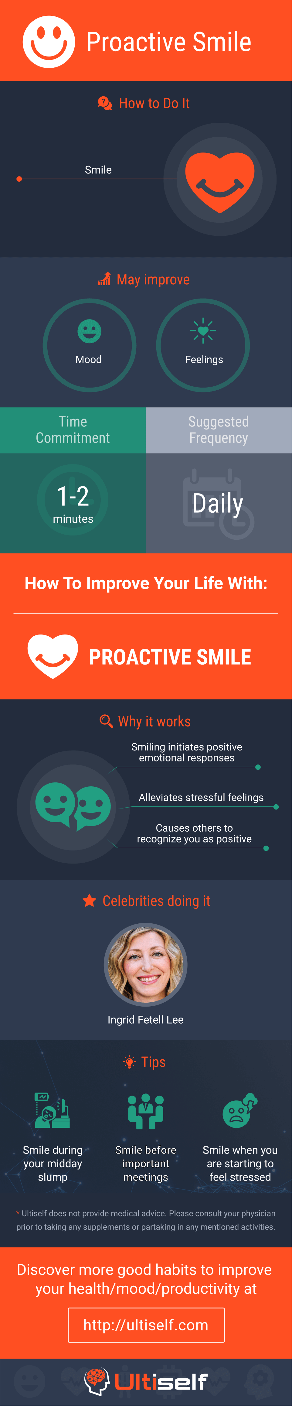 How Smiling Proactively Can Improve Your Health | Ultiself Habits