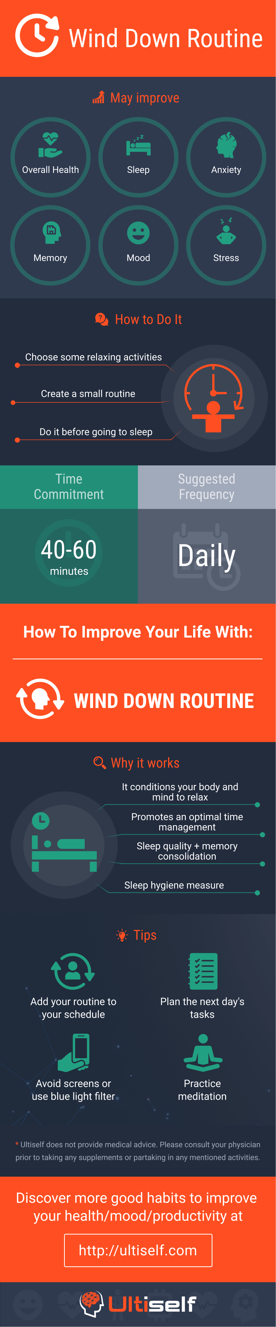 How a Wind Down Routine Can Improve Your Life | Ultiself Habits